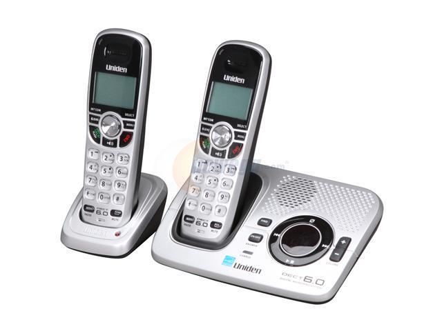 Refurbished: Uniden DECT1580-2 1.9 GHz Digital DECT 6.0 2X Handsets ...