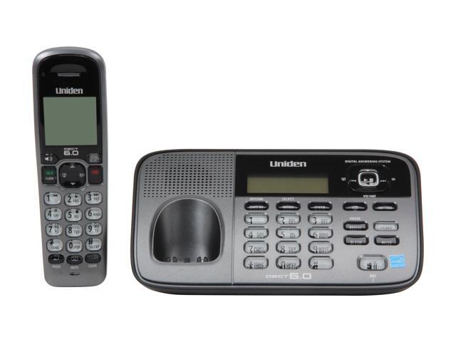Uniden D1685-3 Cordless Phone/Answering System with speakerphone and 3 ...