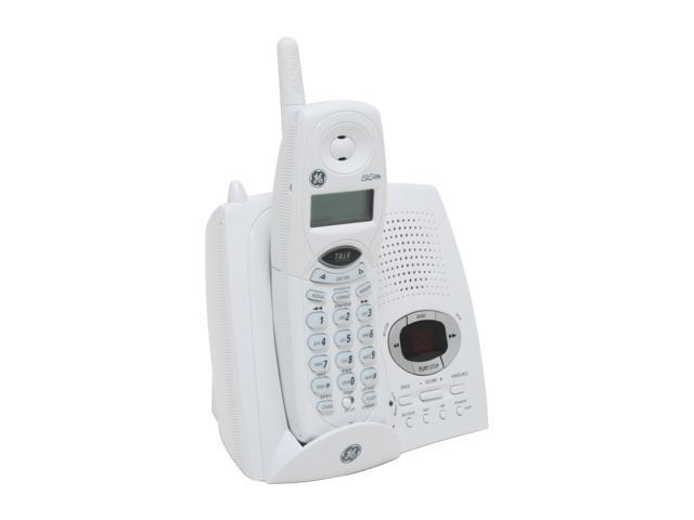 GE 27851GE1 2.4 GHz 1X Handsets 2.4 GHz Cordless Phone with Answering ...