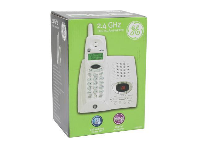 GE 27851GE1 2.4 GHz 1X Handsets 2.4 GHz Cordless Phone with Answering ...