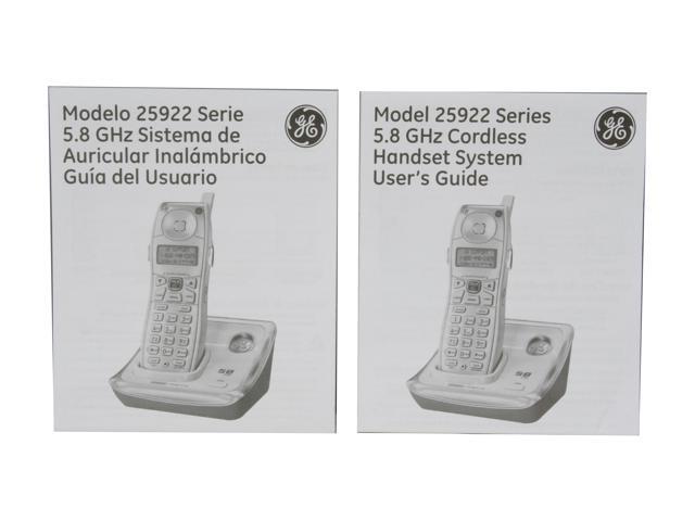 GE 25922GE3 5.8 GHz Analog 3X Handsets Cordless Phone - Newegg.com