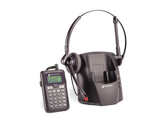 Open Box: PLANTRONICS CT12 2.4 GHz Digital 1X Handsets Cordless Headset ...