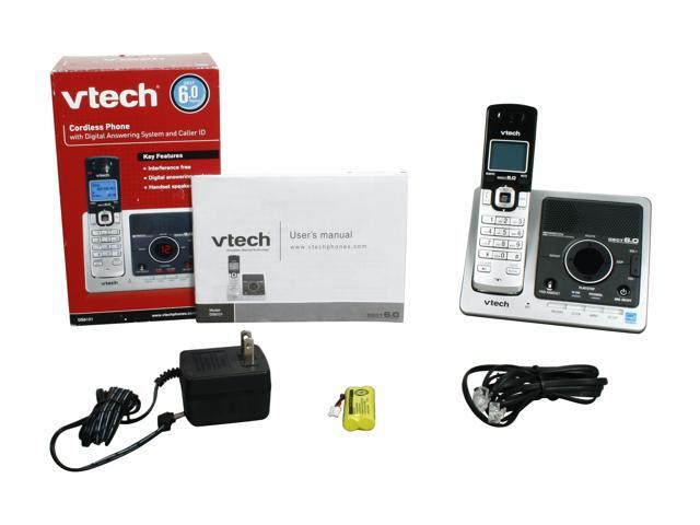 Refurbished: Vtech DS6121 1.9 GHz Digital DECT 6.0 1X Handsets Cordless ...