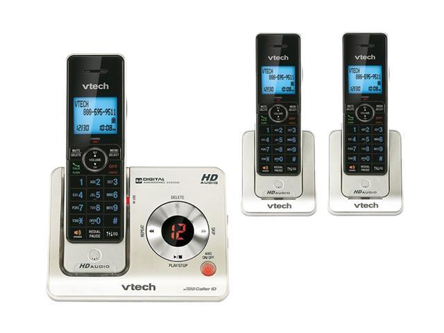 Vtech LS6425-3 1.9 GHz Digital DECT 6.0 3X Handsets Cordless Phones ...