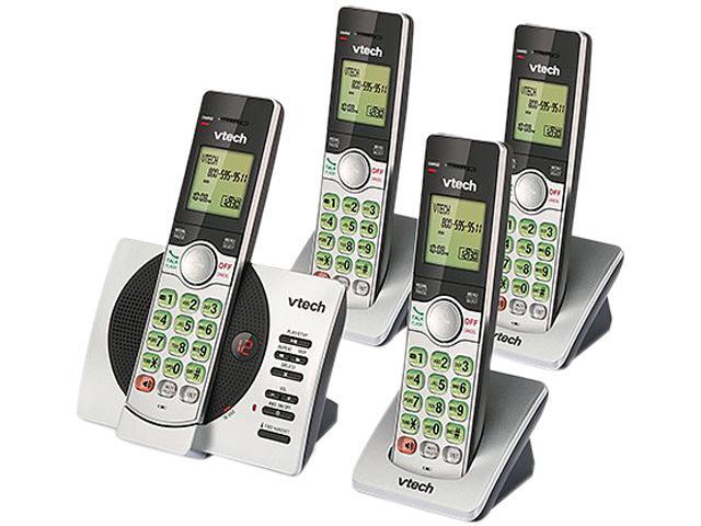 Vtech CS6929-4 DECT 6.0 4X Handsets Cordless DECT 6.0 Phone with 4 ...