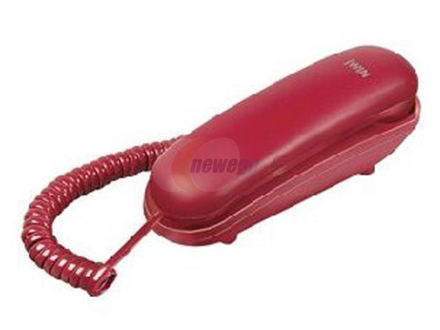 jWIN JTP33-RED Fashionable Slimline Corded Telephone - Red - Newegg.com