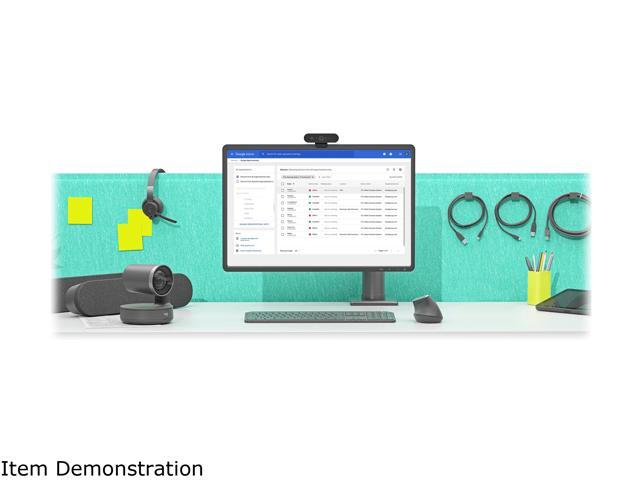 Logitech TAPRALGGLCTL Medium Google Meet Rooms with Tap + Rally System ...