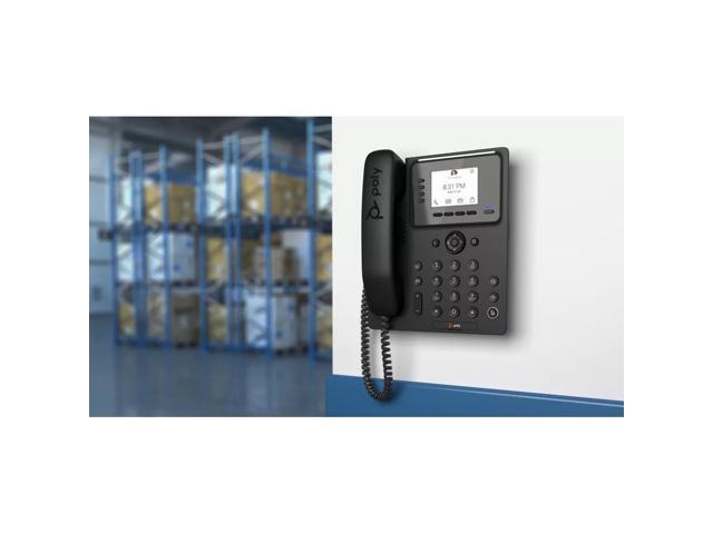 Poly CCX 350 Corded IP Phone - Desktop, Wall Mountable 2200-49690-019 ...