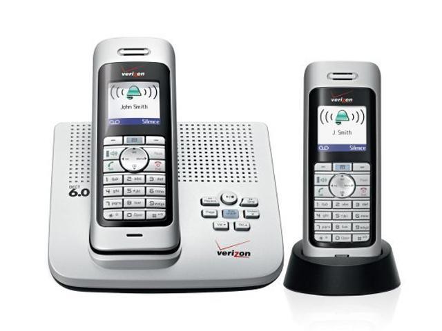 Verizon V300AM-2 1.9 GHz Digital DECT 6.0 2X Handsets Cordless Phone ...