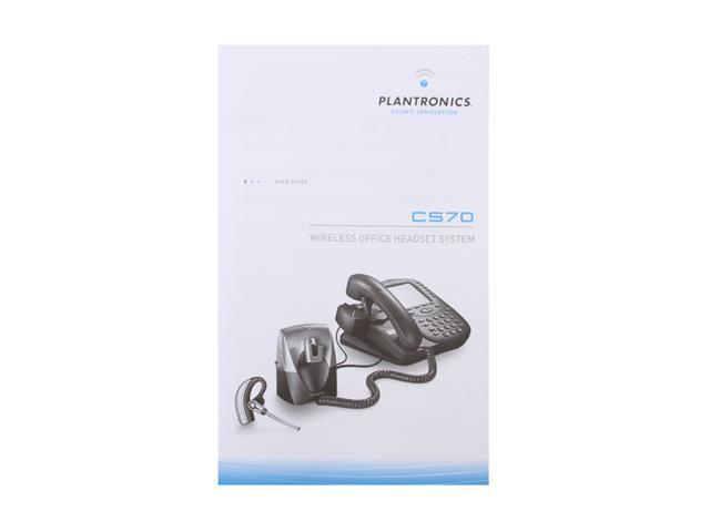 Plantronics CS70HL10 CS70 Wireless Office Headset System with Handset ...