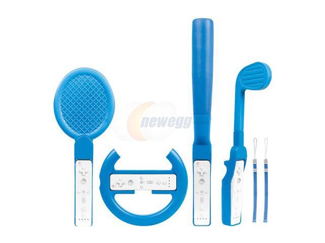 intec Nintendo Wii 6 in 1 Kit Blue - Newegg.com