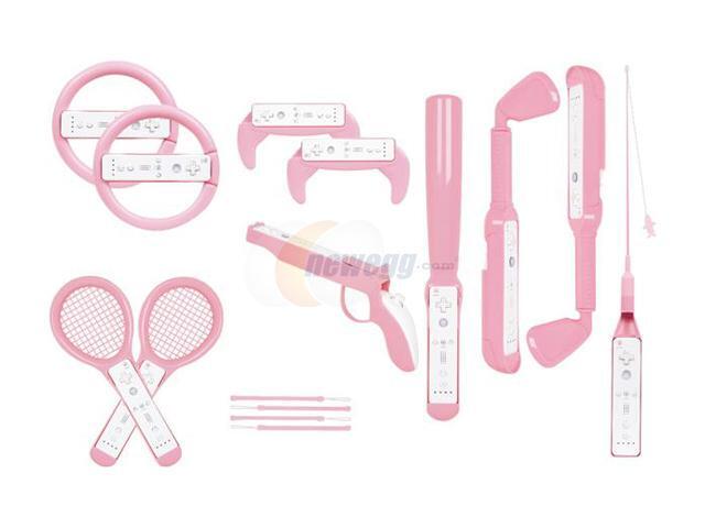 intec Nintendo Wii 15 in 1 Family Pack Pink - Newegg.com