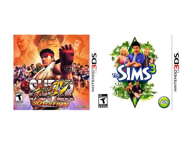 Sims 3DS/Super Street Fighter IV 3ds 2 pack Nintendo 3DS Game - Newegg.com