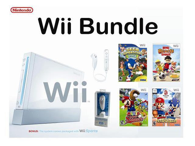 Nintendo Wii Bundle White - Newegg.com