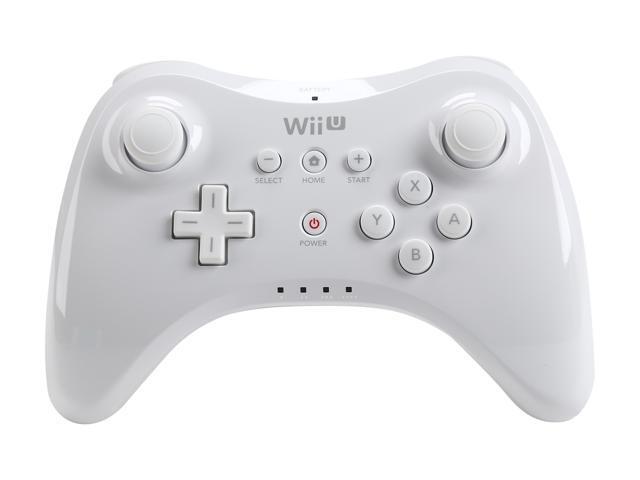 Nintendo Wii U Controller Pro U - Japanese Version (White) - Newegg.com