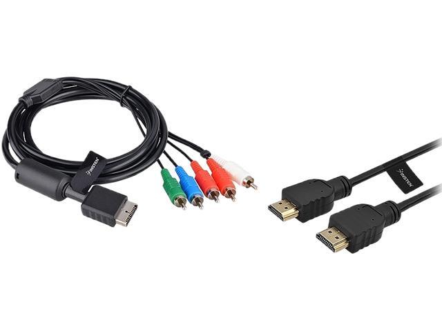 INSTEN Premium High Resolution Component AV Cable + HDMI Cable 2M 6 ...