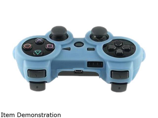 INSTEN Blue Silicone Skin Case For Sony PS3 Playstation 3 / PS3 Slim ...
