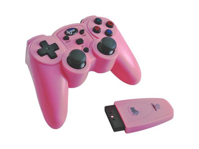 dreamGEAR Magna Force 2.4 GHZ RF Wireless Controller Pink for PS2 ...