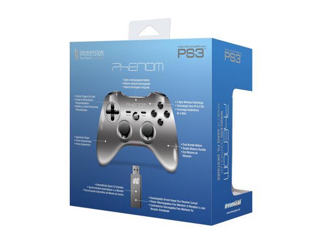 dreamGEAR PS3 Phenom Wireless Controller Silver - Newegg.com