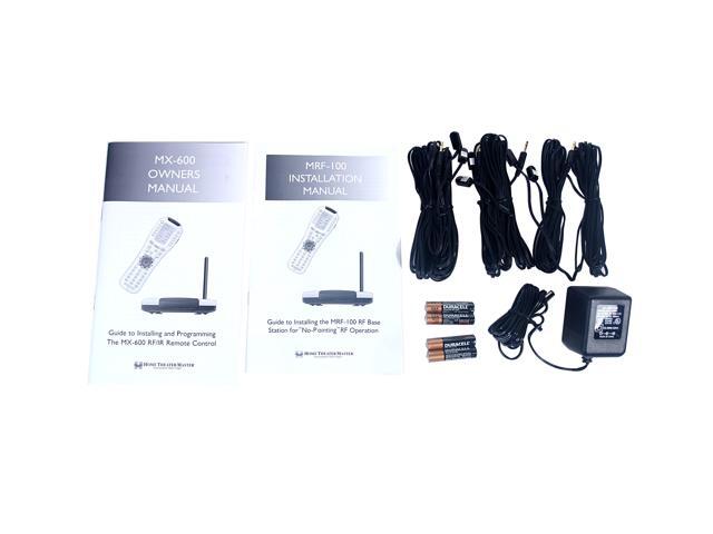 Universal Remote Controls Home Theater Master MX-600 IR/RF Remote & MRF ...