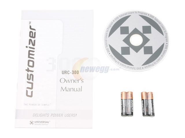 URC URC-300 Infrared / RF Universal Customizer Remote Control - Newegg.com