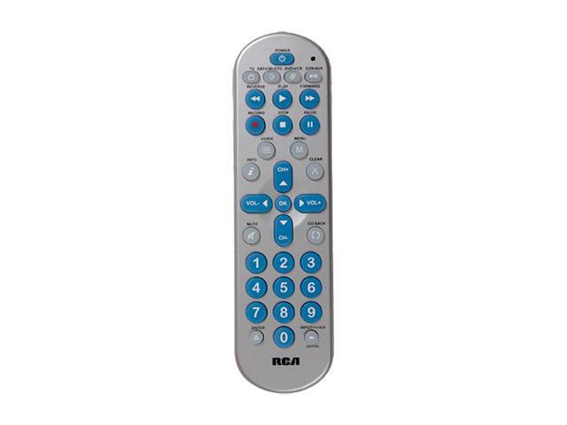 RCA RCR4358N Infrared Universal 4 Device Big Button Remote with DVR ...