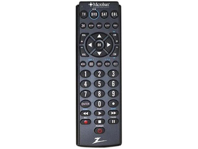 Zenith ZB410MB Universal Microban Universal Remote 4 Device LRG ...