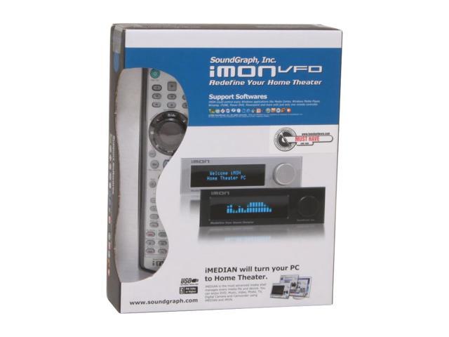 soundgraph iMON VFD-S Infrared PC Receiver & Remote Control Silver ...