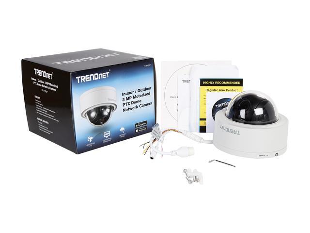 TRENDnet Indoor/Outdoor 3MP Motorized PTZ Dome Network Camera, 4x ...
