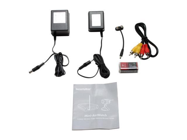 SecurityMan Mini-AirWatch Mini Wireless Color Camera Kit - Newegg.com