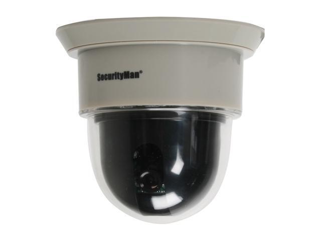 SecurityMan PanDome Outdoor/Indoor Pan Control Color Dome-Camera Kit ...