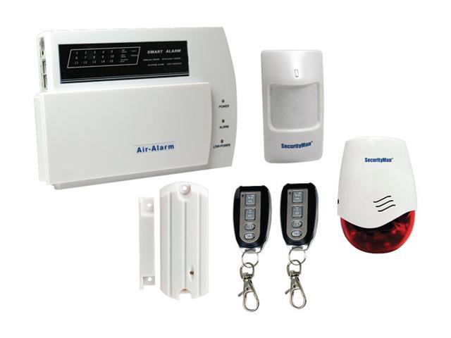 SecurityMan AIR-ALARM1 D.I.Y. Wireless Home Alarm System kit - Newegg.com