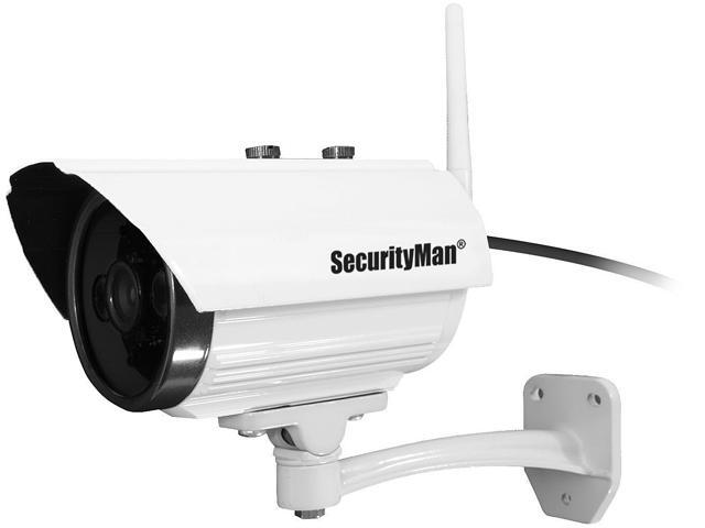 Securityman (IPCAM-SDII) Smartphone App Based, Outdoor Wi-Fi Security ...