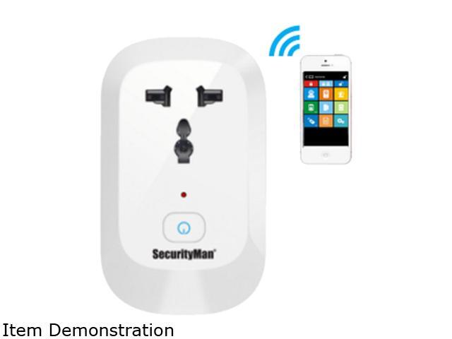 SecurityMan SM-001SK WiFi Socket for IWATCHALARM White - Newegg.com