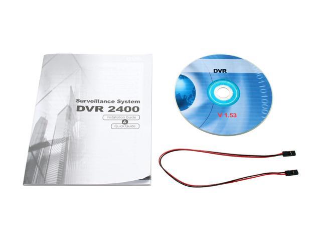 Apec ADR-2404Q 4 CH/120 fps Security DVR card with 2400 DVR software ...