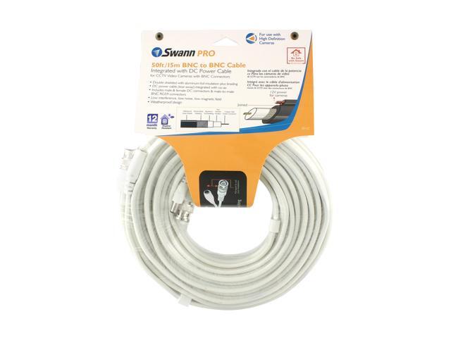Swann SW271-S15 50ft (15m) BNC to BNC Cable (Siamese) - Newegg.com