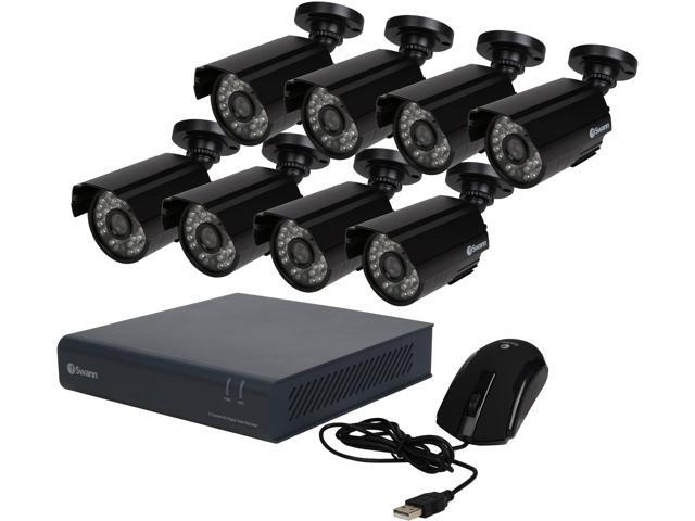 Swann SWDVK-844008A 8 Channels HD DVR w/ 1TB HDD and 8 x 720TVL Day ...