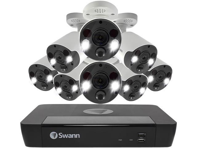 Swann 8 Camera 8 Channel 4K NVR Security System with 2TB HDD and 8 x 4K ...