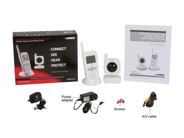 Lorex LW2002W Portable Color LCD Wireless Video Baby Monitor System ...