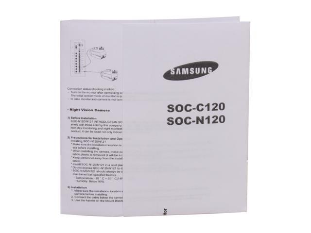 Open Box: SAMSUNG SOC-C120 2 Way Audio Communication Camera - Newegg.com