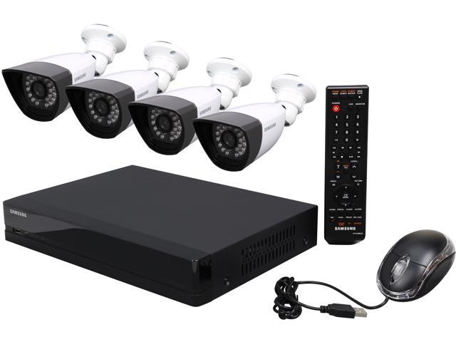 SAMSUNG SDS-P4042 8 Channel 4 Camera, 8 Channel 960H DVR Security ...