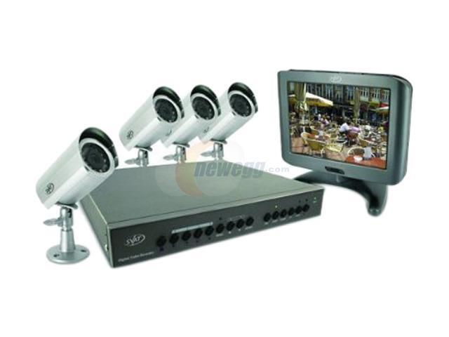 SVAT CV0204DVRVU Web Ready DVR Security System with 4 High Resolution ...