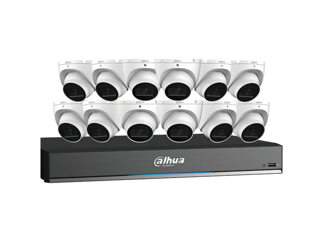 Dahua C868E124A 16 Channel 12 8MP HDCVI Eyeball Cameras with One (1) 16 ...