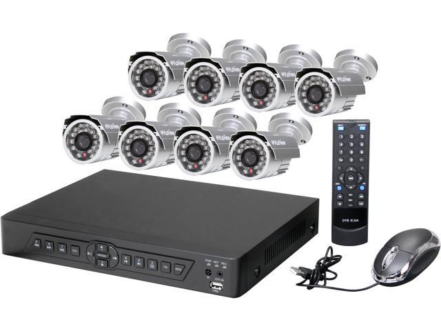LaView LV-KDV1608B6S 16 Channel Security System 16 Channel DVR + 8 ...