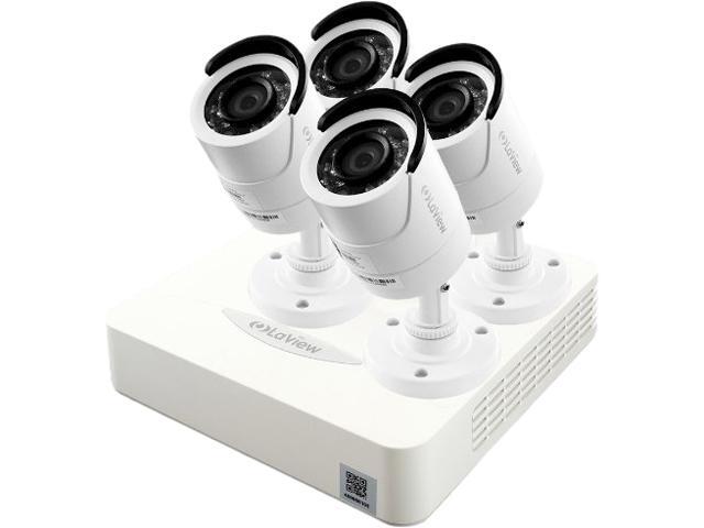 LaView LV-KDV2404W1 4-Channel Wide Screen 960H DVR Surveillance System ...
