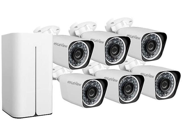 LaView 1080P 6 Wi-Fi Security Cameras 8CH IP NVR Security Camera System ...