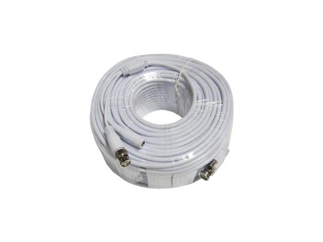 Q-See Shielded Video & Power 200 Feet RG59 BNC Male Cable with 2 Female ...