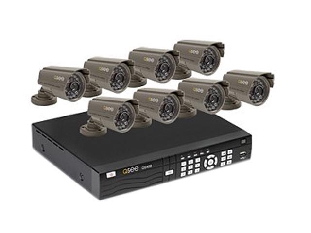 Q-See QS408-803-5 8 Channel Surveillance DVR Kit - Newegg.com