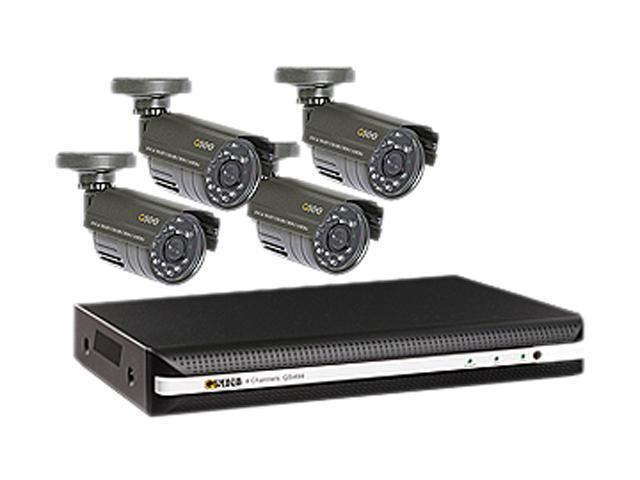 Q-See QS494-411-5 4 Channel Surveillance DVR Kit - Newegg.com