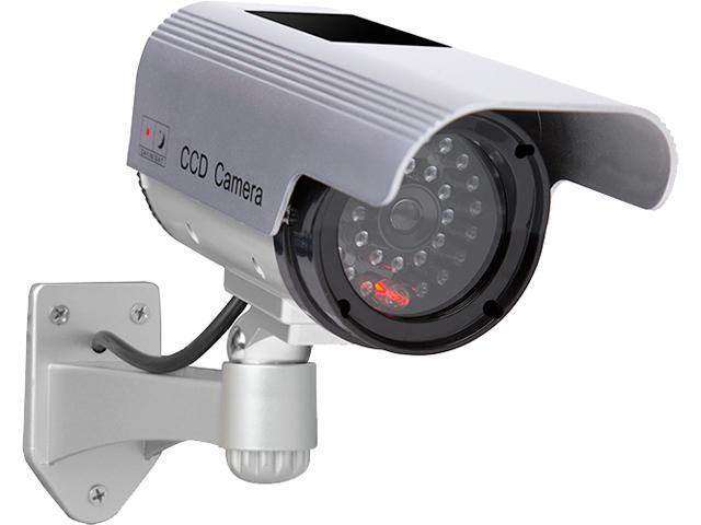Sunforce Solar Powered Decoy Security Camera w/ Functional LED Light ...